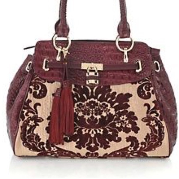 Sharif | Bags | Sharif 827 Tapestry Burgundy Handbag | Poshmark